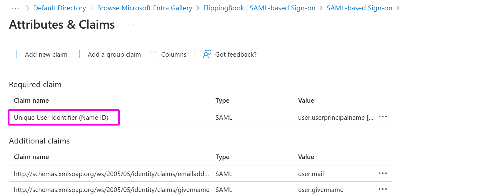 Setting up SSO with Microsoft | FlippingBook