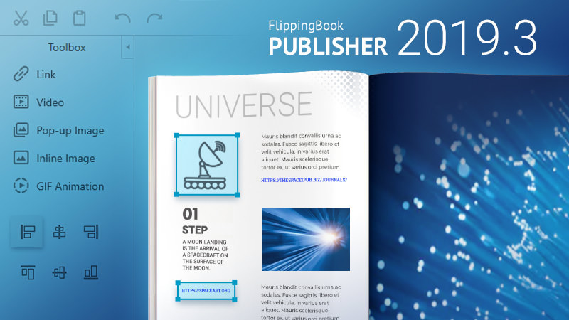FlippingBook Publisher Release: Inline Images, Element Alignment, New ...