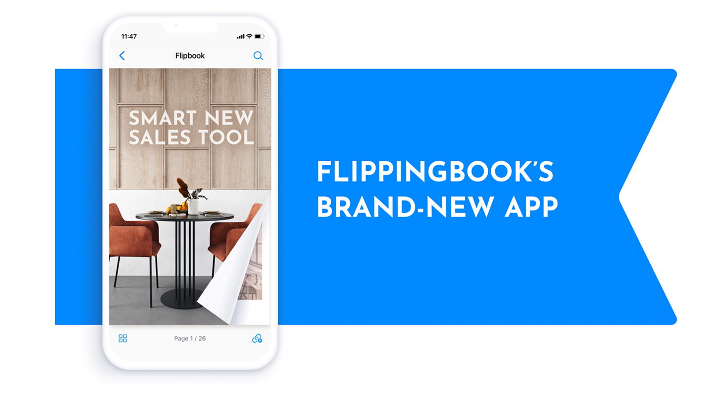 Meet FlippingBook Brand-New App: Share and Track Collateral on the Go